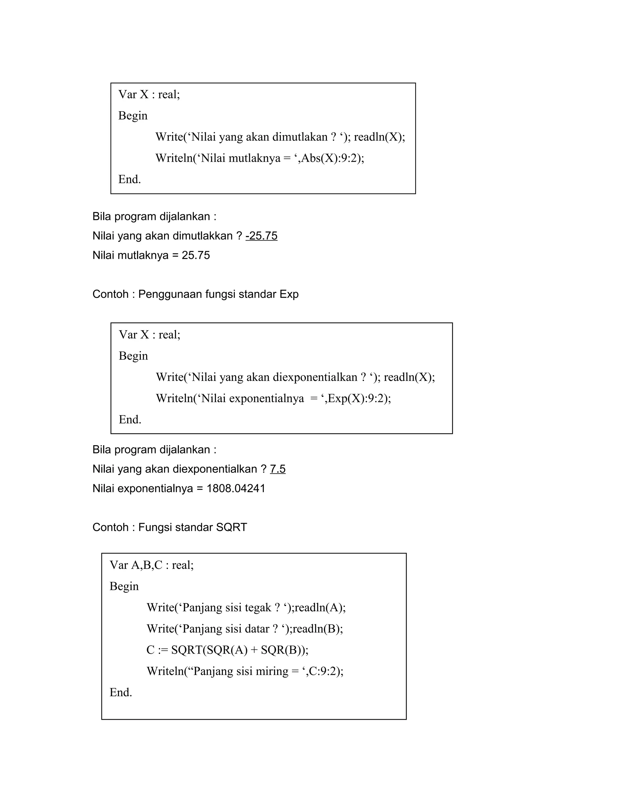 Dasar Pemrograman materi kuliah | PDF