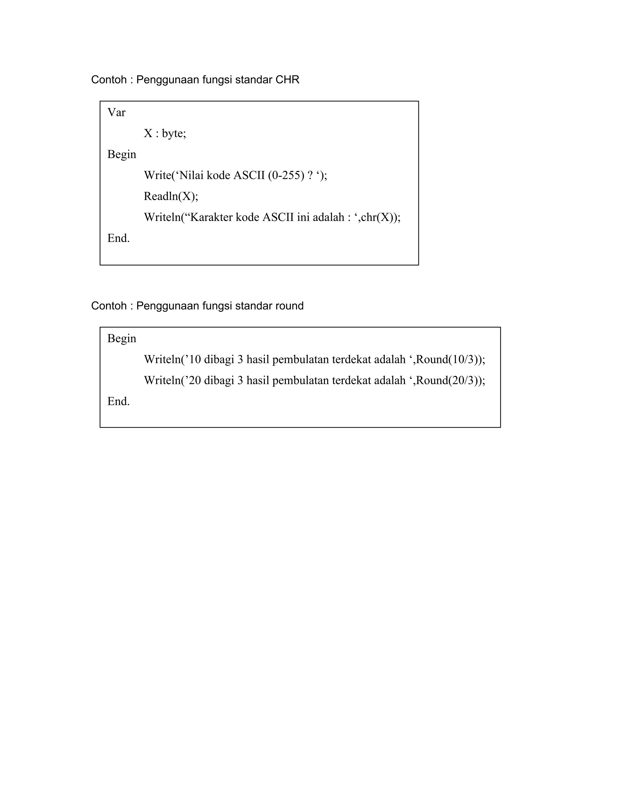 Dasar Pemrograman materi kuliah | PDF