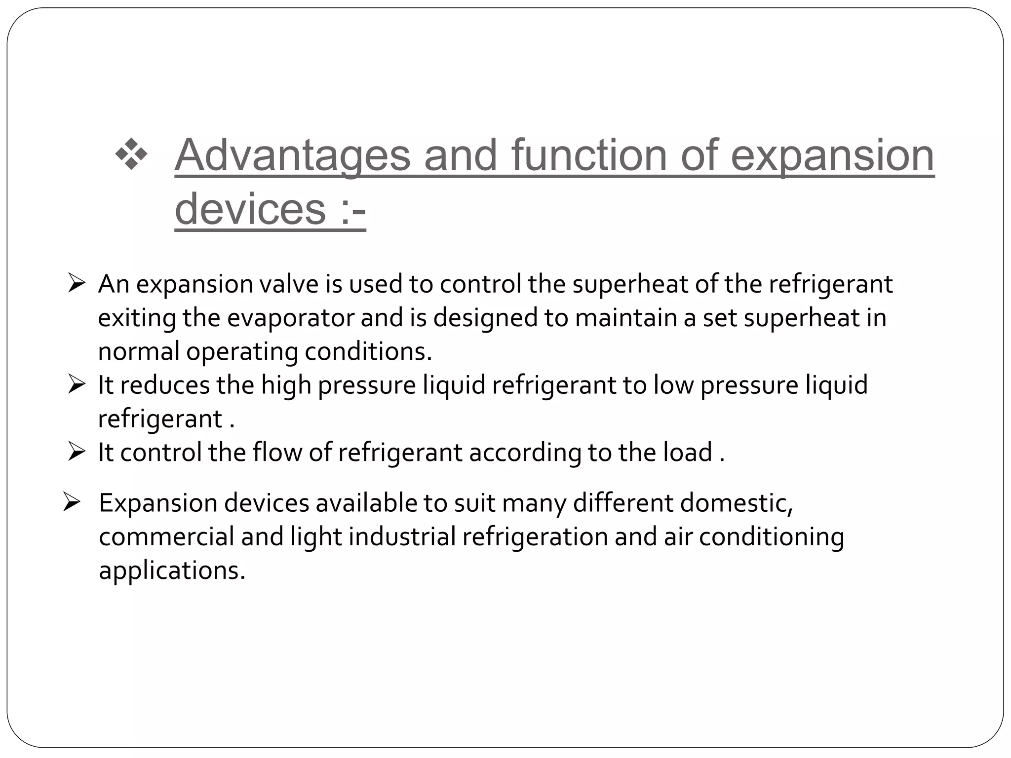 Presentation on Expansion Devices | PPTX