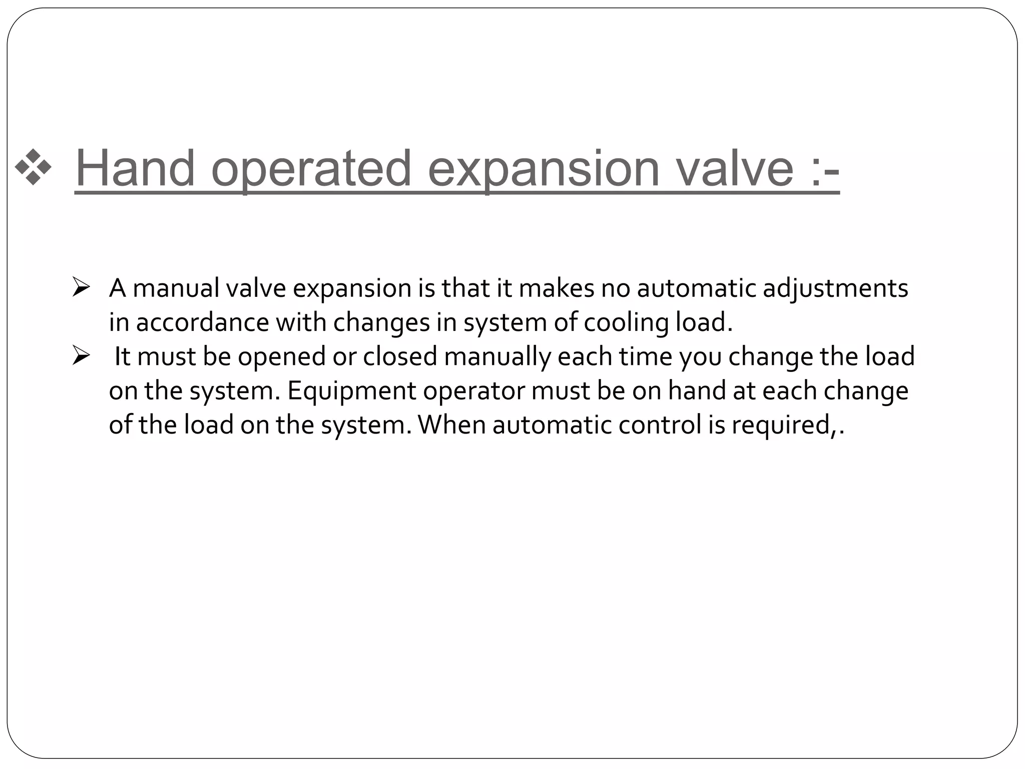 Presentation on Expansion Devices | PPTX