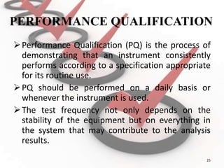 Qualification of High Performance Liquid Chromatography(HPLC) | PPTX