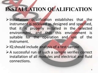 Qualification of High Performance Liquid Chromatography(HPLC) | PPTX