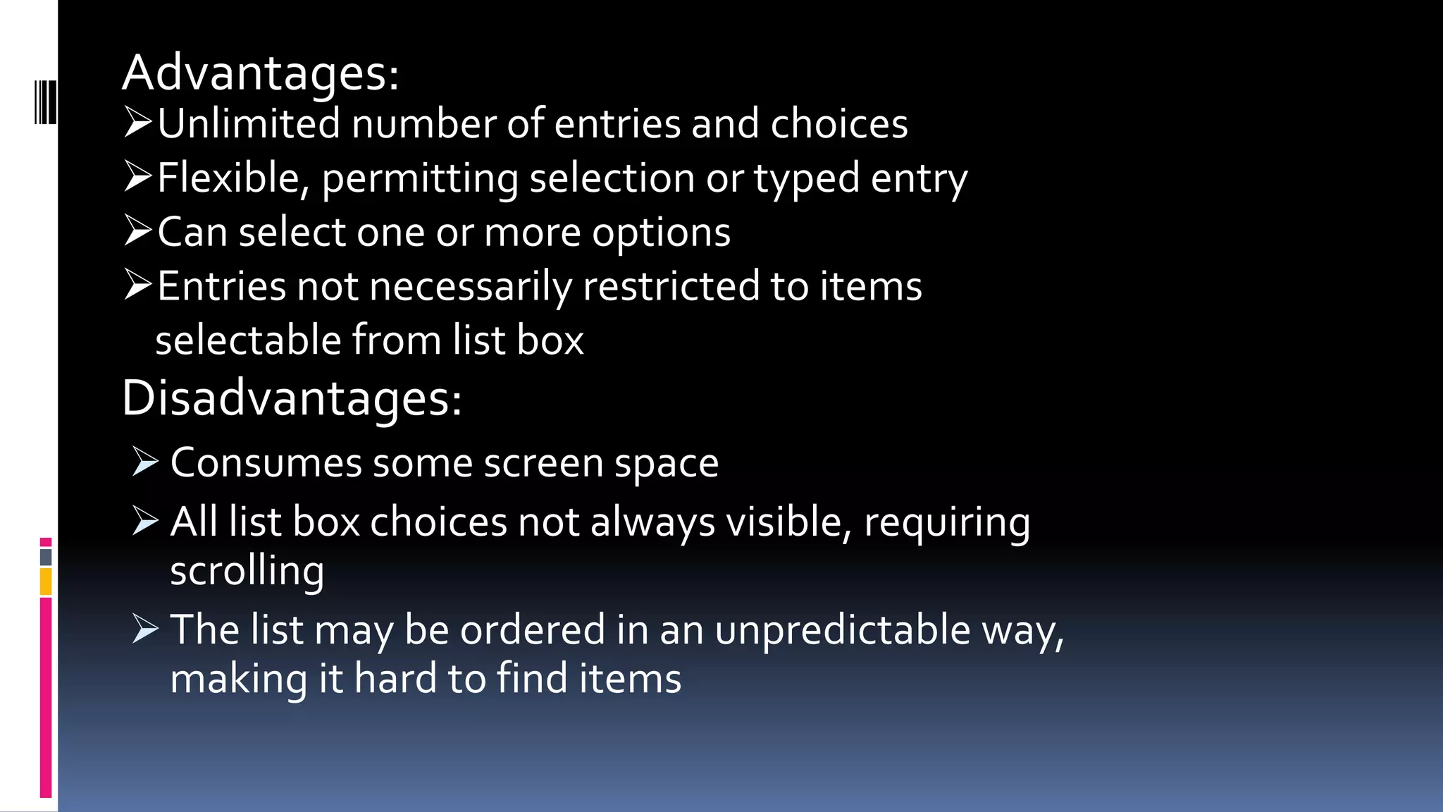 Screen based controls in HCI | PPTX