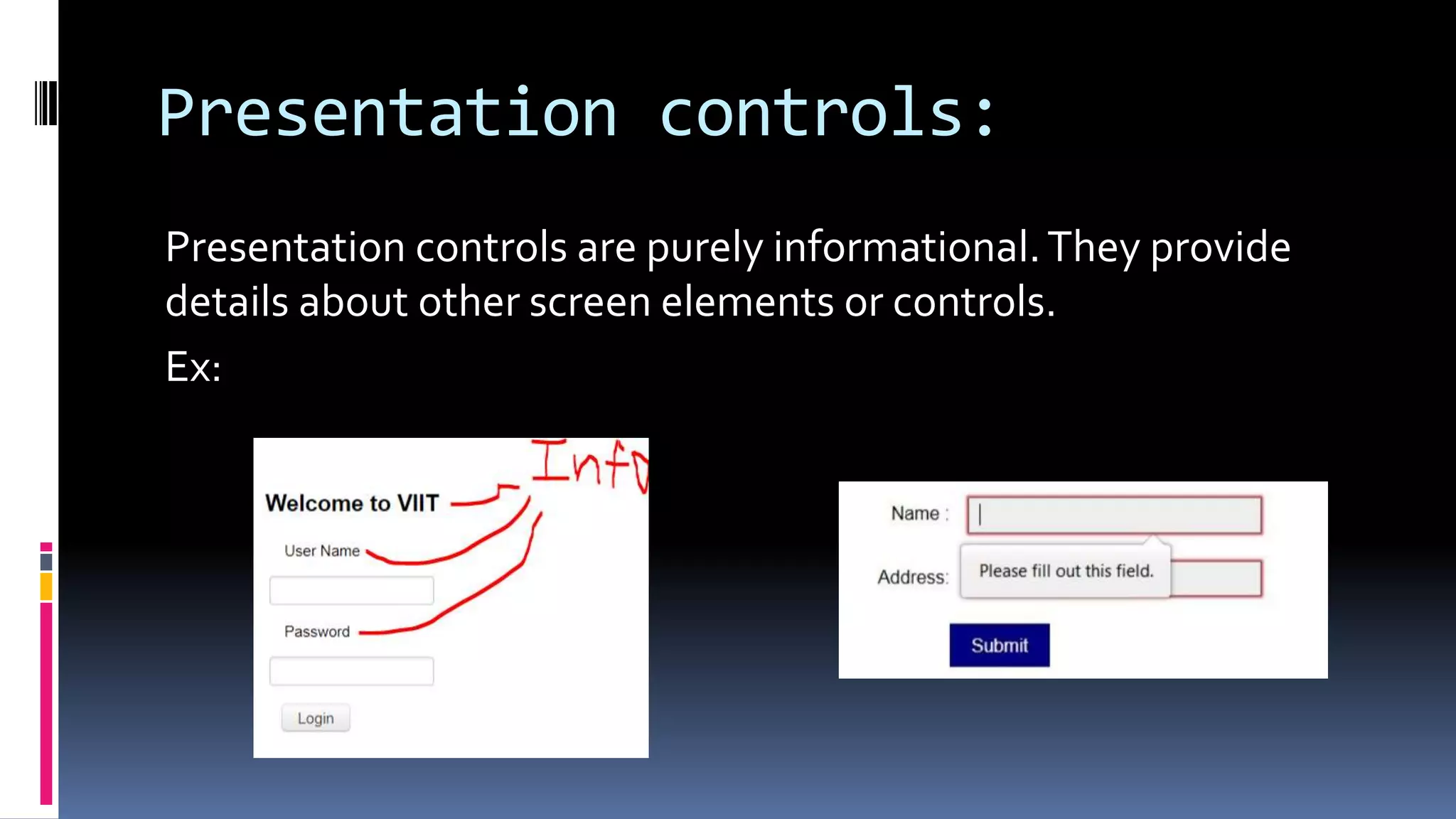 Screen based controls in HCI | PPTX