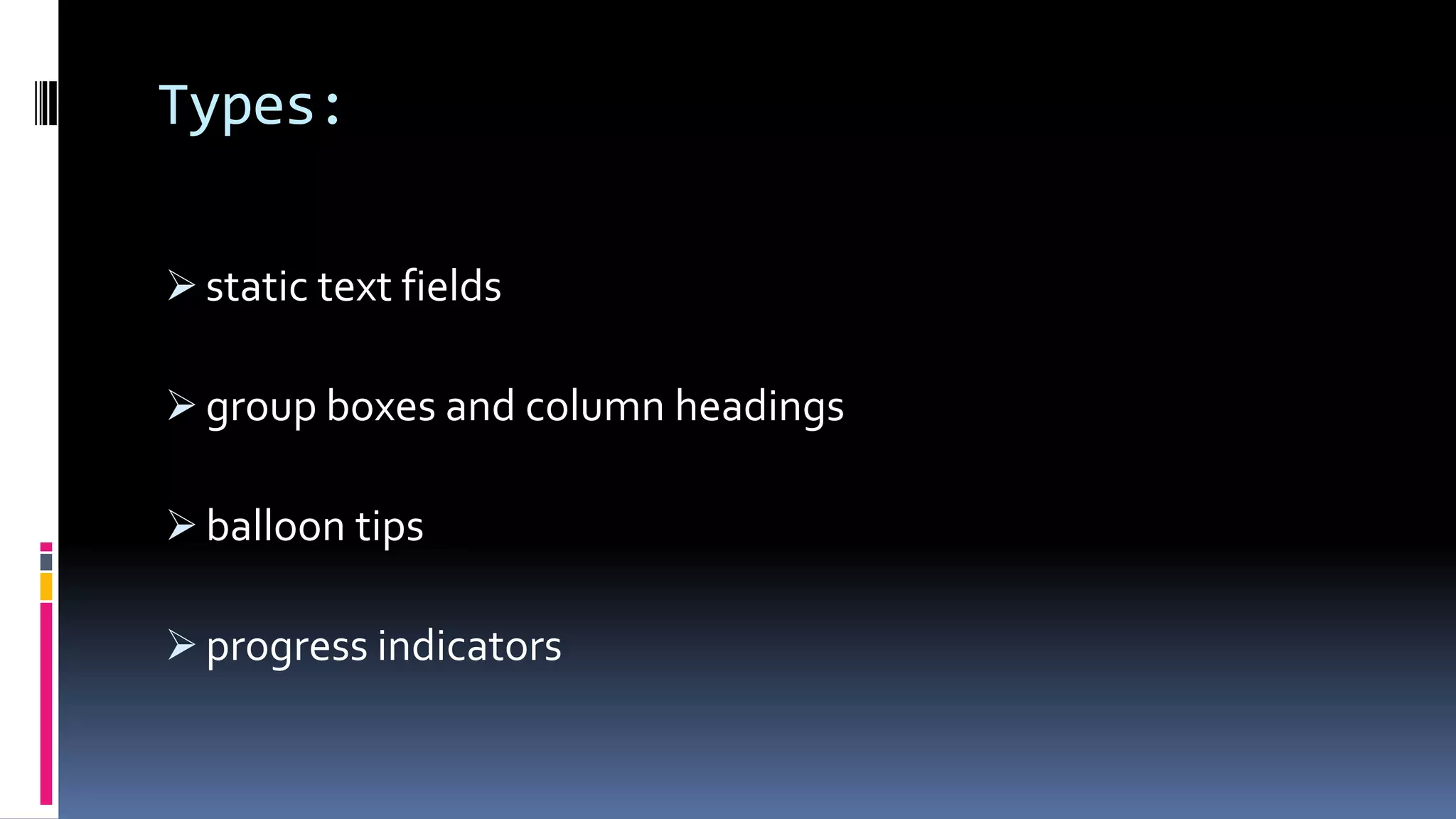 Screen based controls in HCI | PPTX