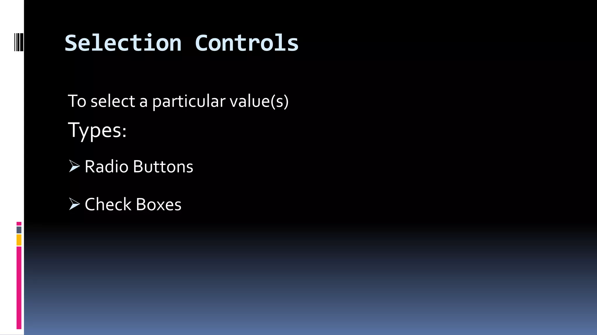 Screen based controls in HCI | PPTX