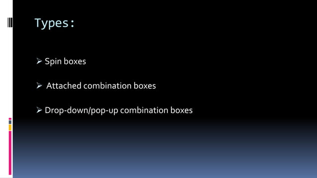 Screen based controls in HCI | PPT