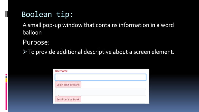 Screen based controls in HCI | PPTX | Computing | Technology & Computing
