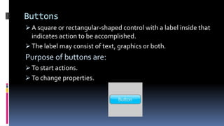 Screen based controls in HCI | PPTX