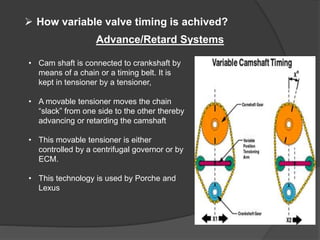 Variable Valve Timing (VVT) | PPTX