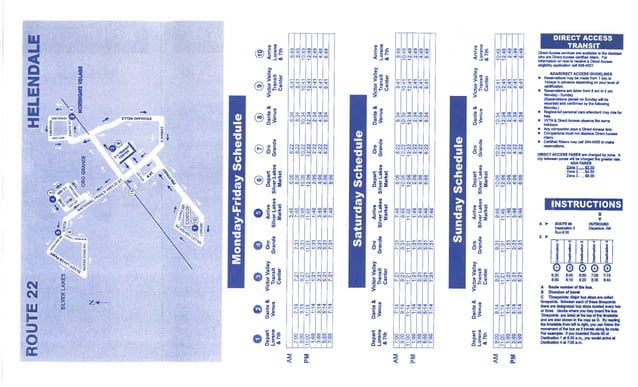 VVTA Bus Route 22 – Helendale Bus Schedule | PDF