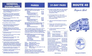 VVTA Bus Route 48 - Hesperia West Bus Schedule | PDF