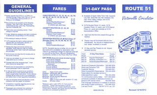 VVTA Bus Route 51 - Victorville Circulator Bus Schedule | PDF