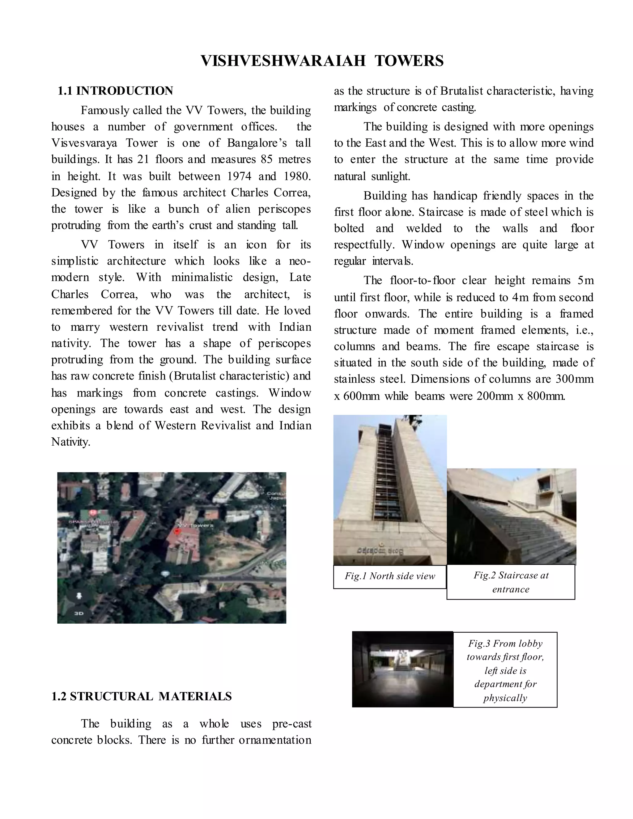 Visveswaraya Towers by Charles Correa Bengaluru | DOC