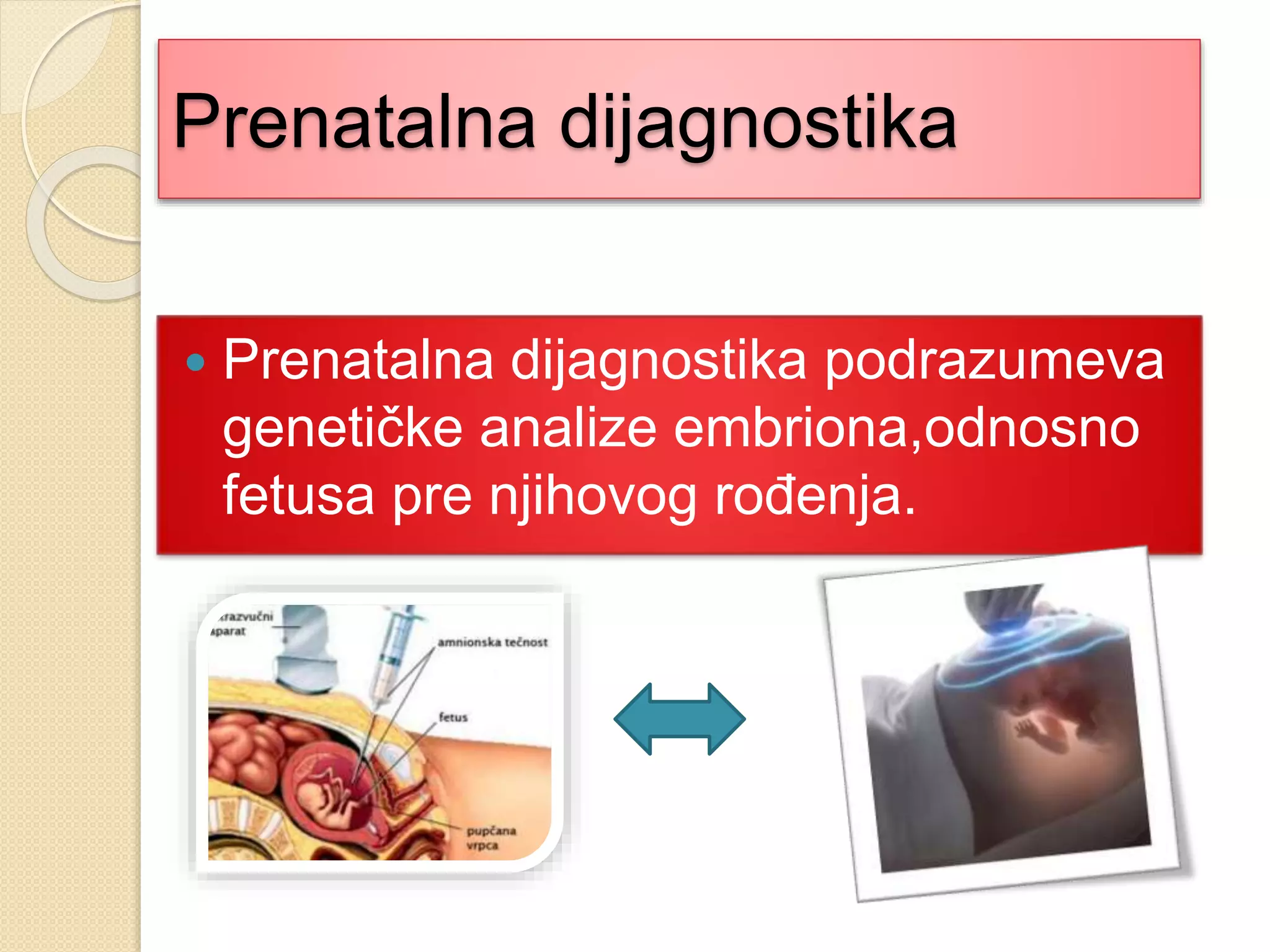 Genetičko savetovanje i prenatalna dijagnostika | PPTX