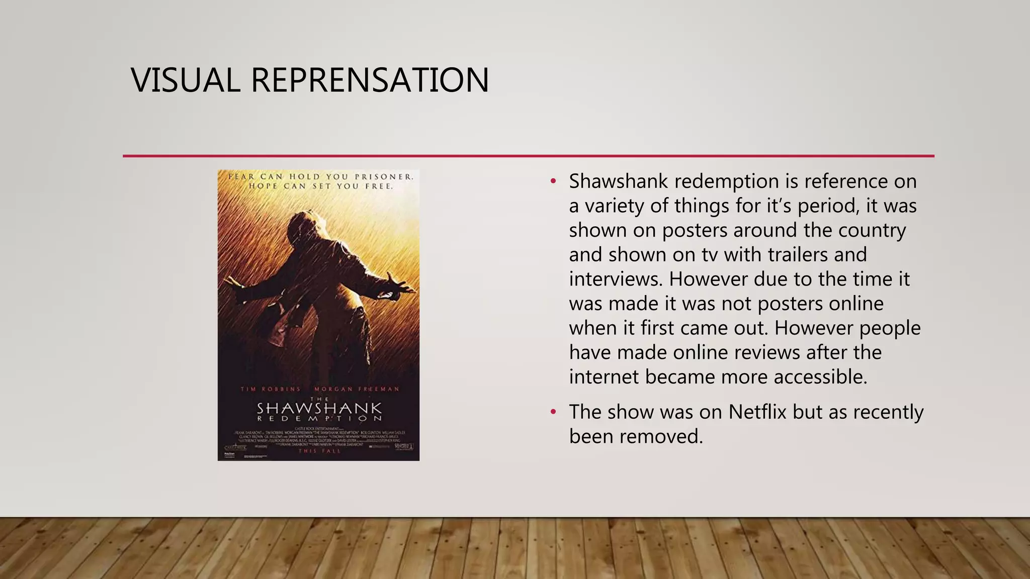 Shawshank redemption analysis | PPTX
