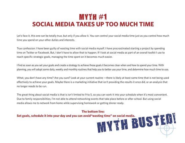 Social Media Myth Busting | PPT