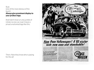 Nine Ways to Improve an Ad | PDF