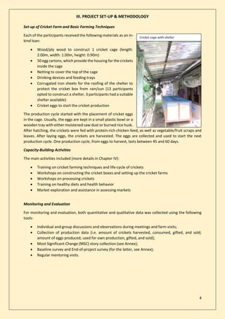 Small-Scale Cricket Farming in Ban Hathviangkham, Laos | PDF