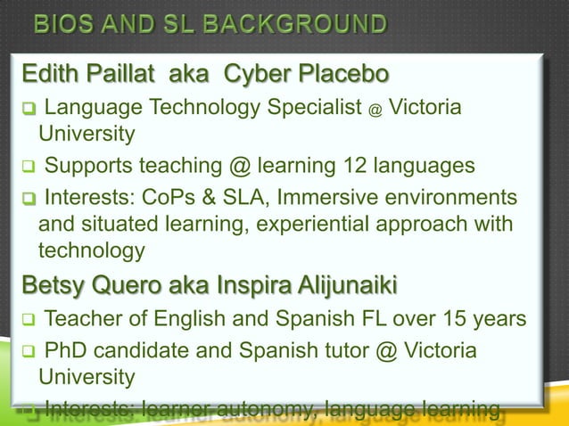 Immersive Language Pilot Project | PPT