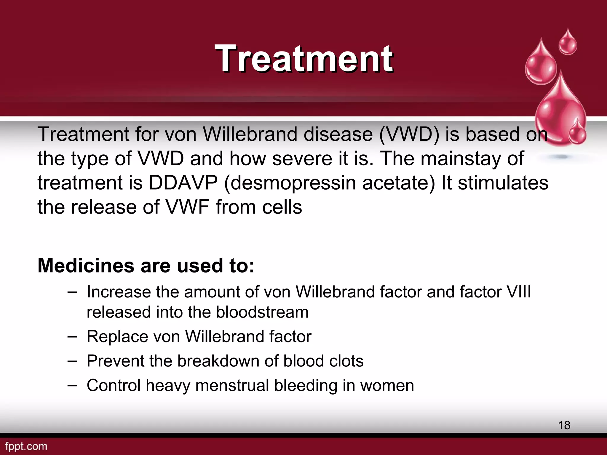 Von Willebrand Disease | PPT