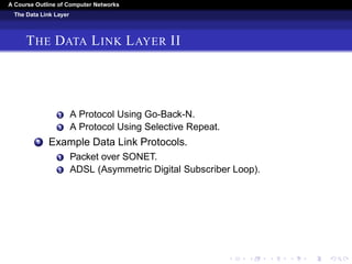 A Course Outline About Computer Networks | PPT