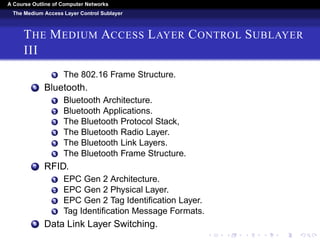 A Course Outline About Computer Networks | PPT