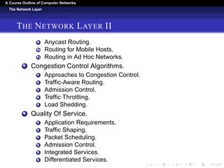 A Course Outline About Computer Networks | PPT