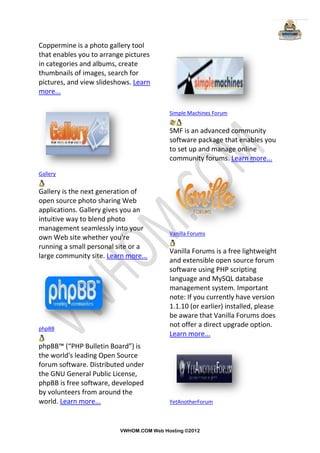 Vwhom.com free apps | PDF