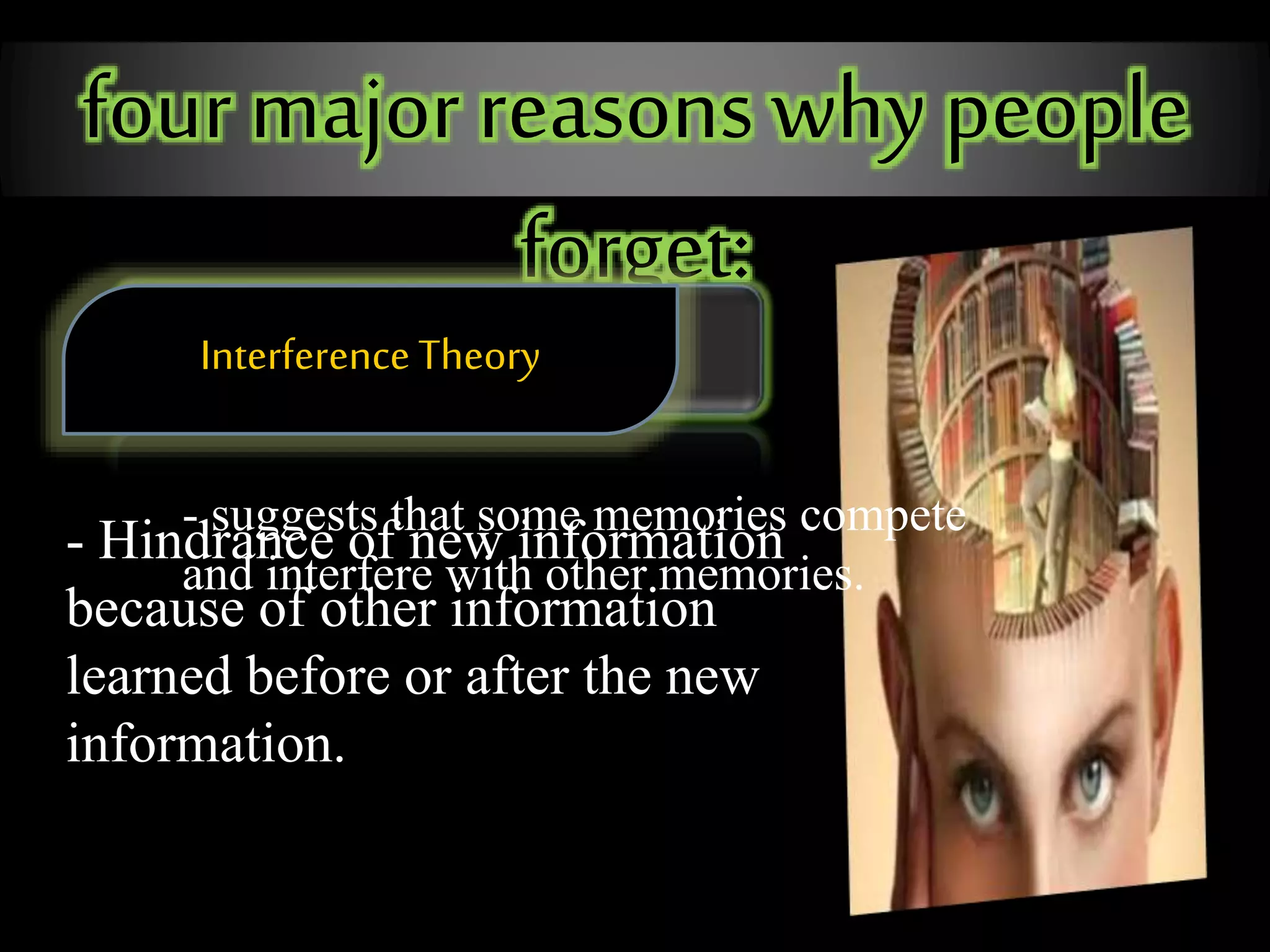 Memory and Forgetting - Psychology | PPSX