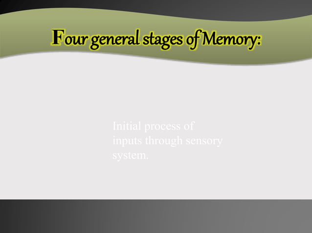 Memory and Forgetting - Psychology | PPSX