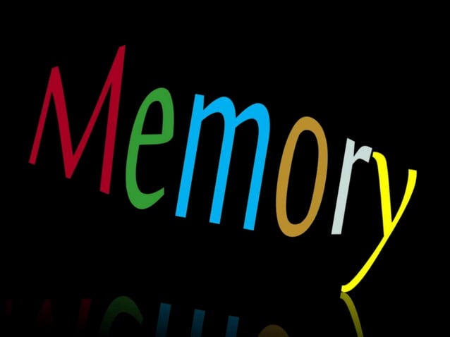 Memory and Forgetting - Psychology | PPSX