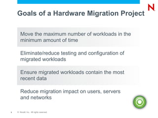 Accelerating Server Hardware Upgrades with PlateSpin Migrate P2P | PPT