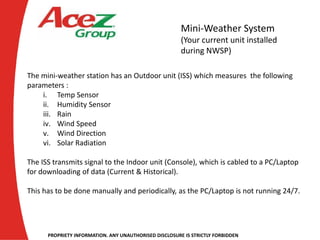 Acez Vital Weather for MOE | PPT