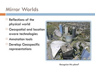 Working and Learning in Virtual Worlds - Day 1 | PPT