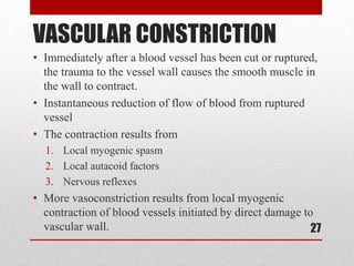 Blood, coagulation of blood & bleeding disorders | PPTX