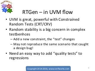 RTGen introduction to a new EDA tool | PDF | Computer Software and Applications | Computing
