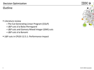 Lift-and-Project Cuts in CPLEX 12.5.1 | PPT