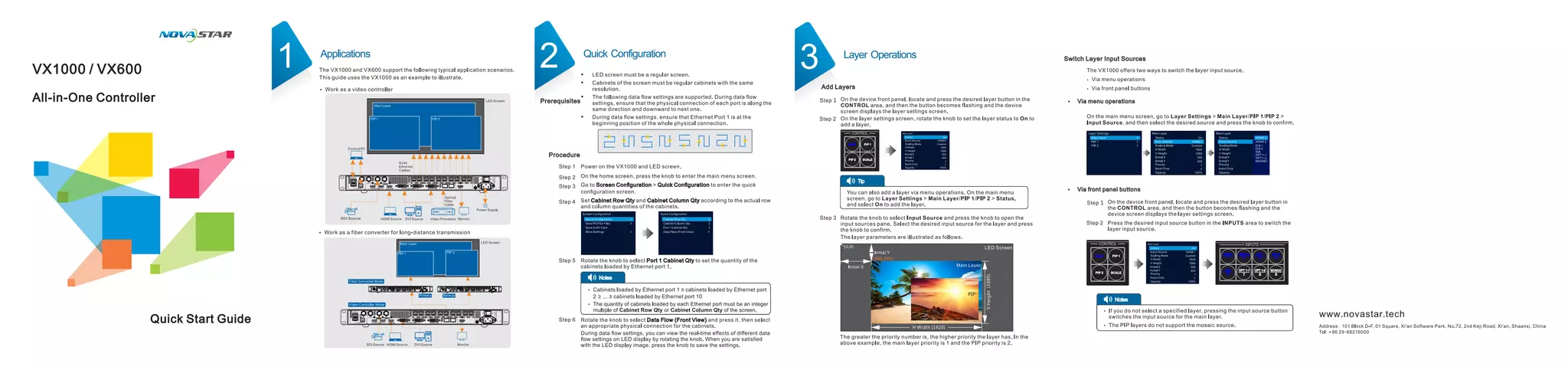 VX1000&VX600 All-in-One Controller Quick Start Guide-V1.0.0.pdf