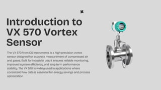 VX 570 Vortex Sensor and its Working Principle | PDF