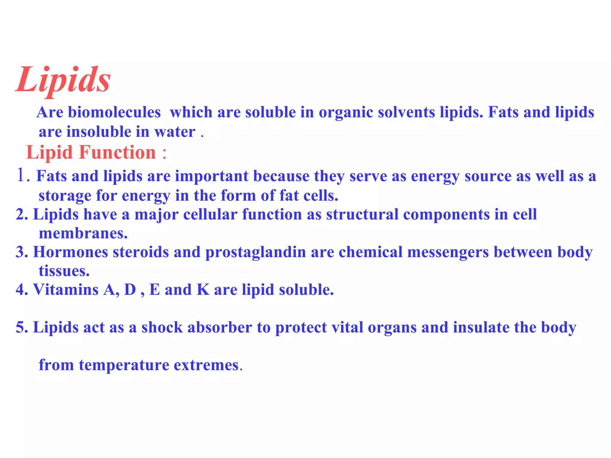 Lipid metabolism for Dental college | PPT