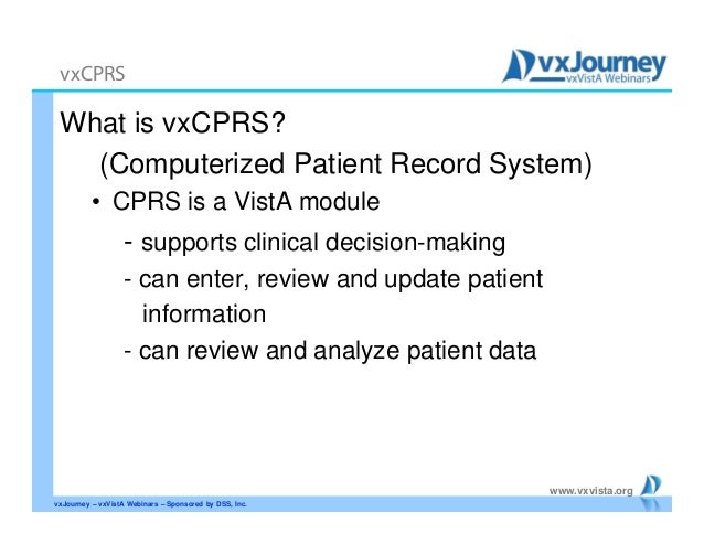 vxCPRS and vxBCMA presentation