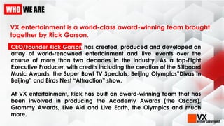 VX Entertainment | Rick Garson | PPT