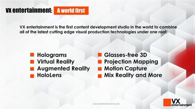 VX Entertainment | Rick Garson | PPT