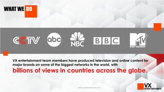 VX Entertainment | Rick Garson | PPT