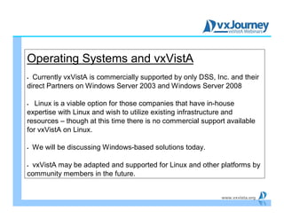 vxJourney7 vxVistA Architecture | PPT