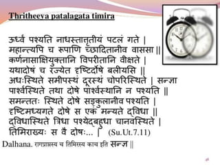 timir in ayurveda presentation | PPTX