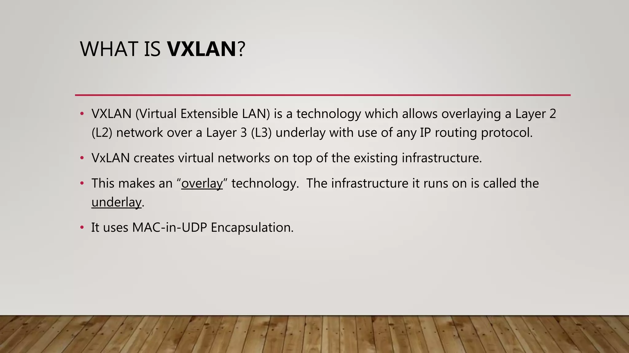 VXLAN | PPTX