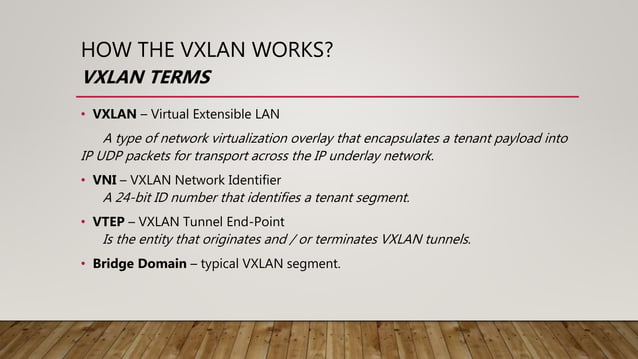 VXLAN | PPTX | Computer Networking | Computing