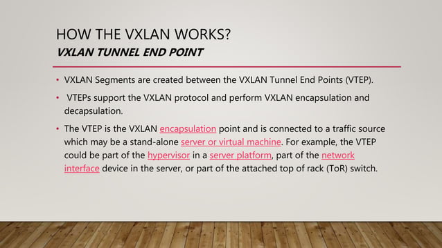 VXLAN | PPTX | Computer Networking | Computing